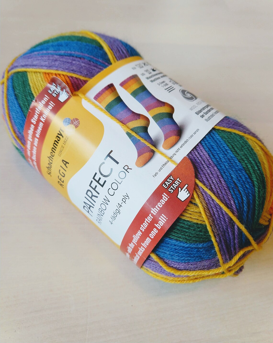 Pairfect Rainbow Sock Yarn by Regia | Etsy