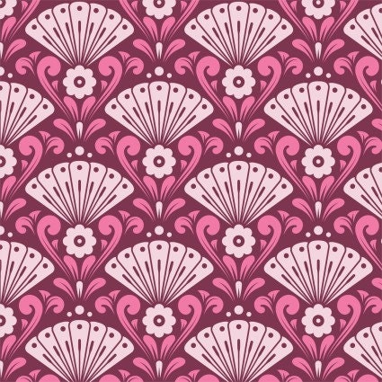 Magic Flowers - Pink Fans - Canvas - Etsy
