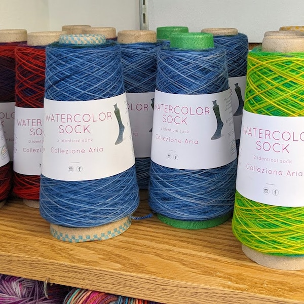 Self Striping Sock Yarn - Etsy