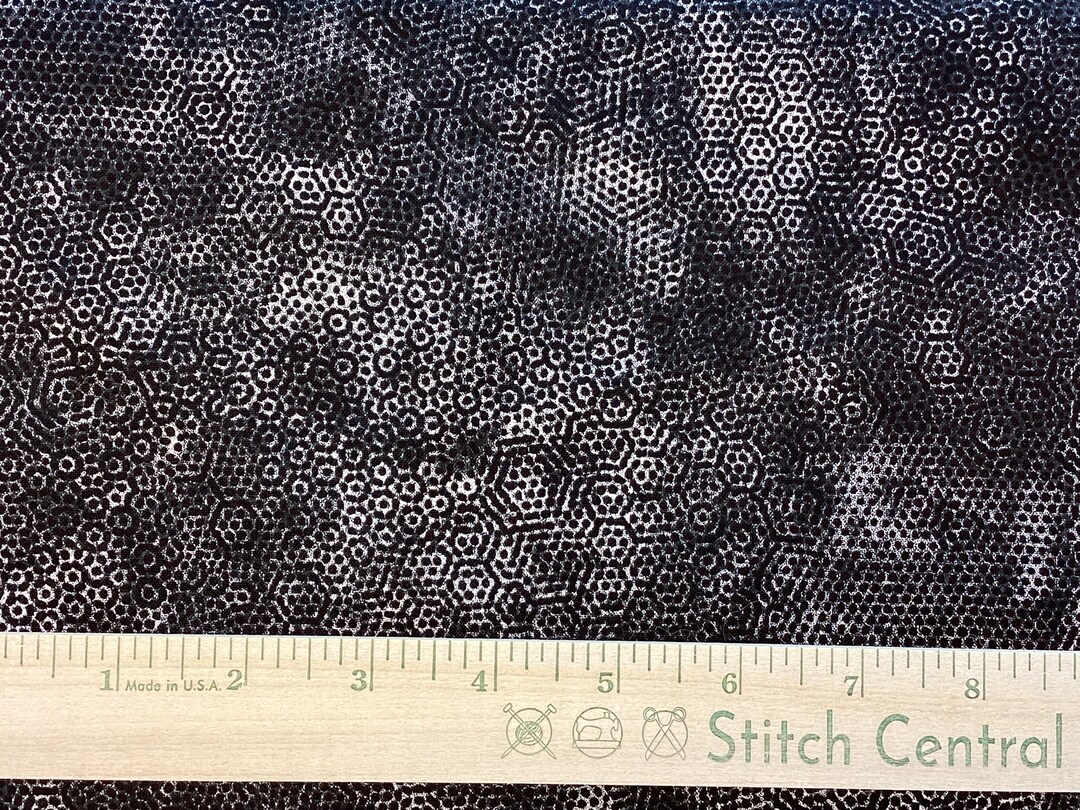 Dimples Black Ice- by Andover Fabrics - Semi Solid Blender - Black Grey ...