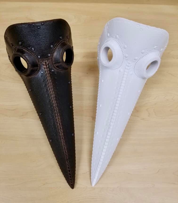 3D Printed Plague Doctor Mask | Etsy