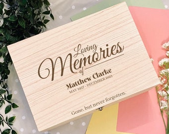 Bereavement Memory Box - Etsy UK