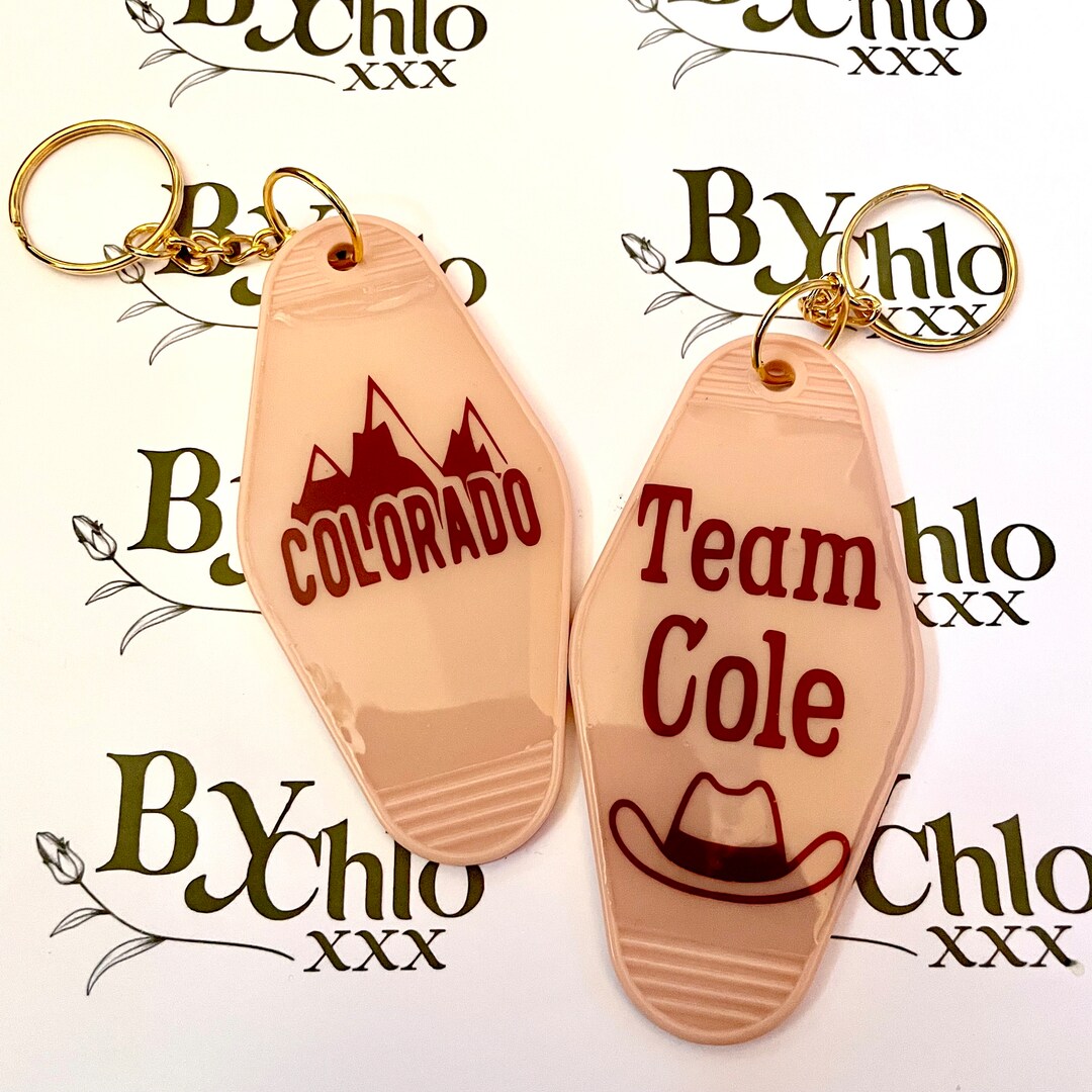 MLWTWB Inspired Keyring COLORADO Cole Alex Motel Style Keyring My Life ...