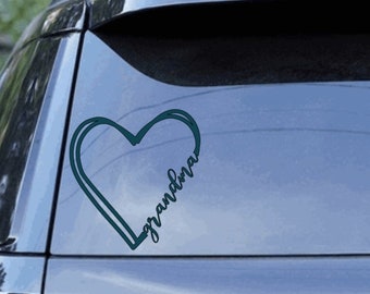 Grandma Car Decal | Etsy