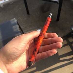 Firefighter Pen | Thin Red Line Pen | Fireman | Firefighter Gift |epoxy ...