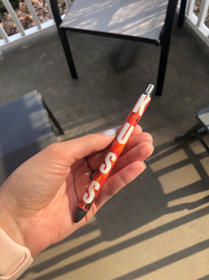 Firefighter Pen Thin Red Line Pen Fireman Firefighter - Etsy