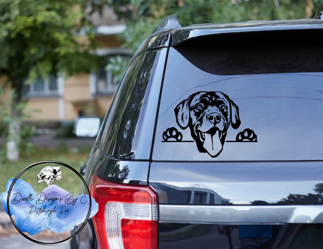 Labrador Dog Decal | Lab Decal | Great Dane Dog | Mastiff Decal | Dog ...