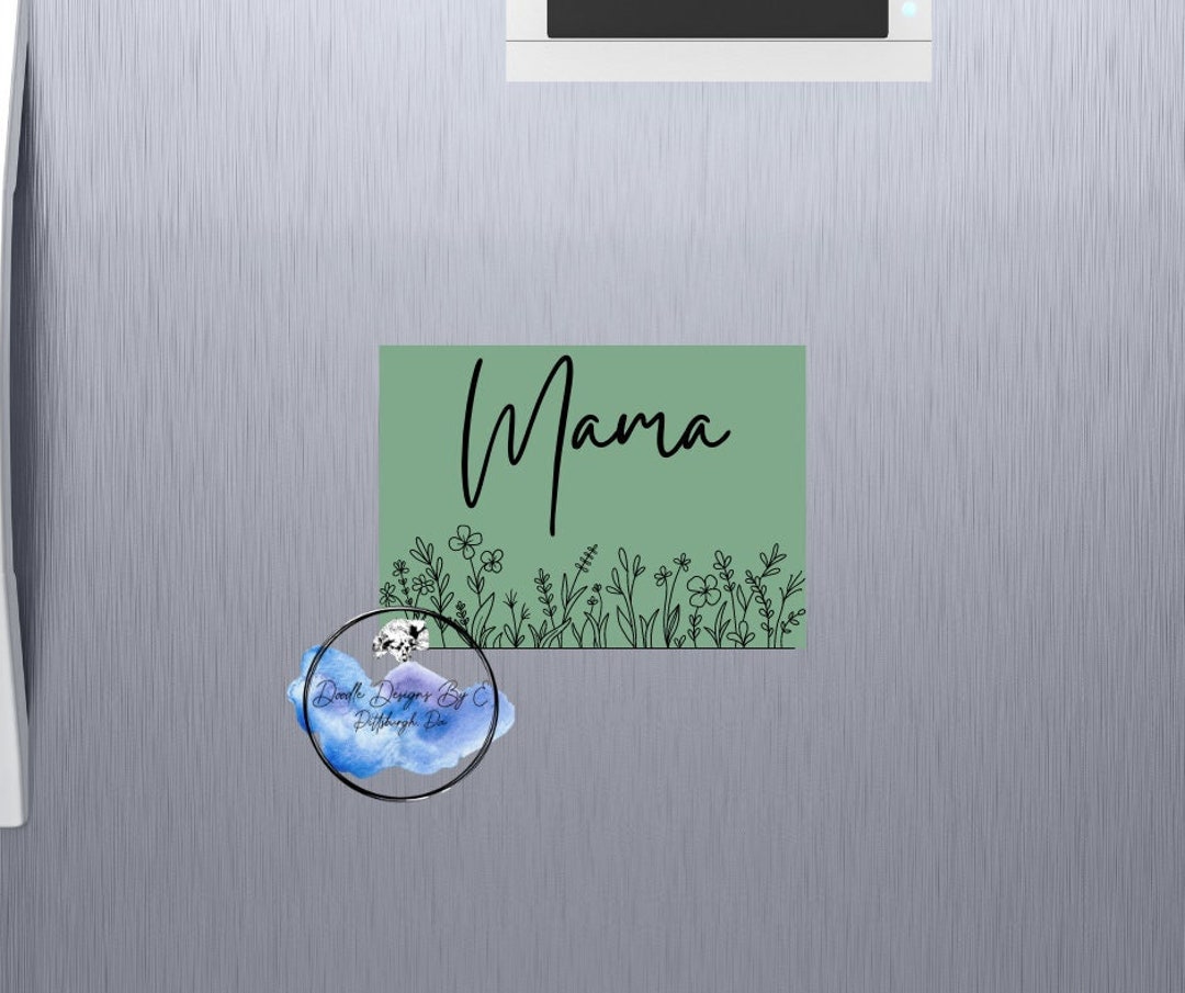 Floral Mama Magnet | Mama Magnet | Custom Magnet | Mother's Day | Gifts ...