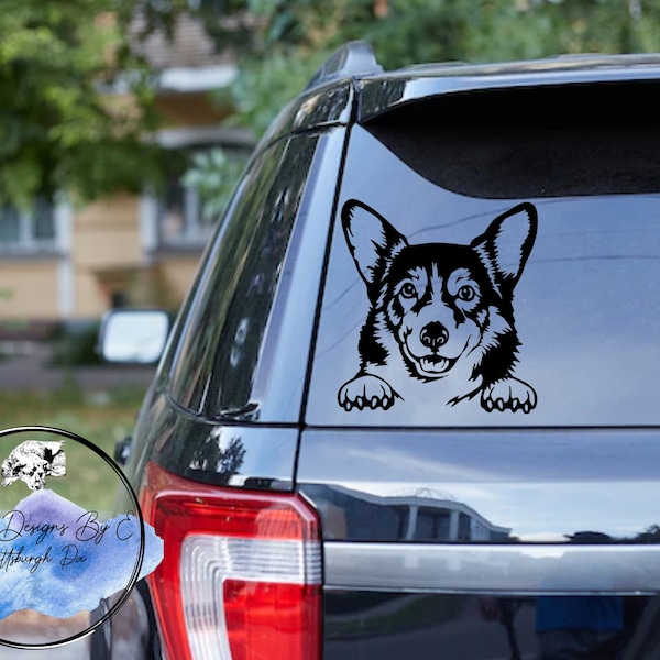 Corgi Decal - Etsy