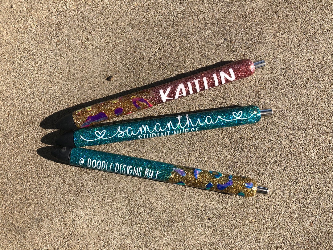 Epoxy Glitter Pens | Pens | Glitter Pens | Custom Pens | Custom Made ...