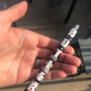 Firefighter Pen | Thin Red Line Pen | Fireman | Firefighter Gift |epoxy ...