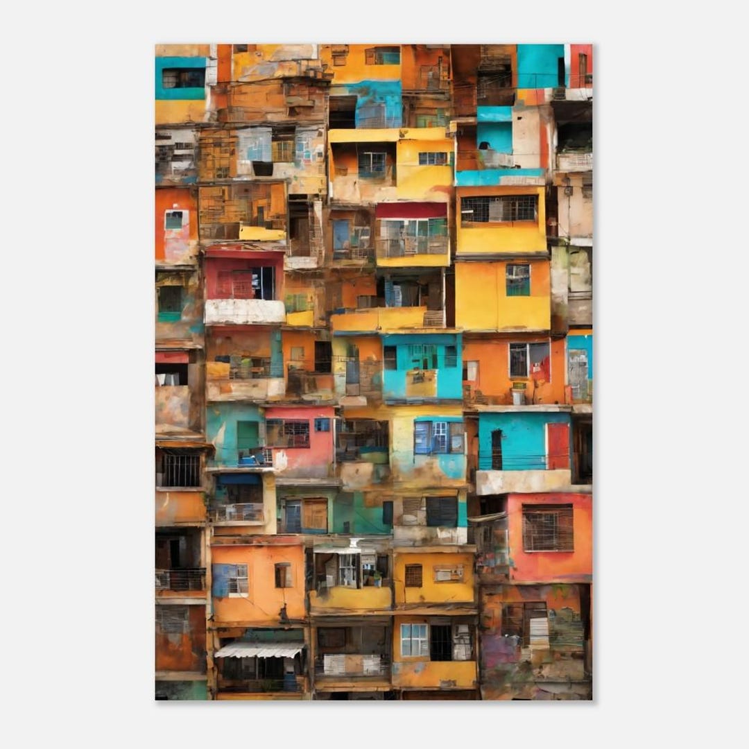 Favela Matte Paper Poster - Etsy