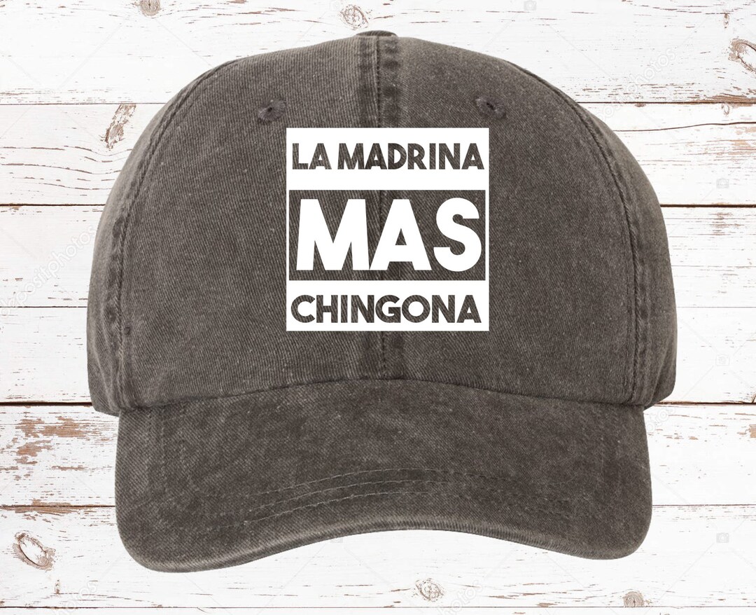 La Madrina Mas Chingona Pigment Dyed Unstructured Baseball Cap, Nina ...