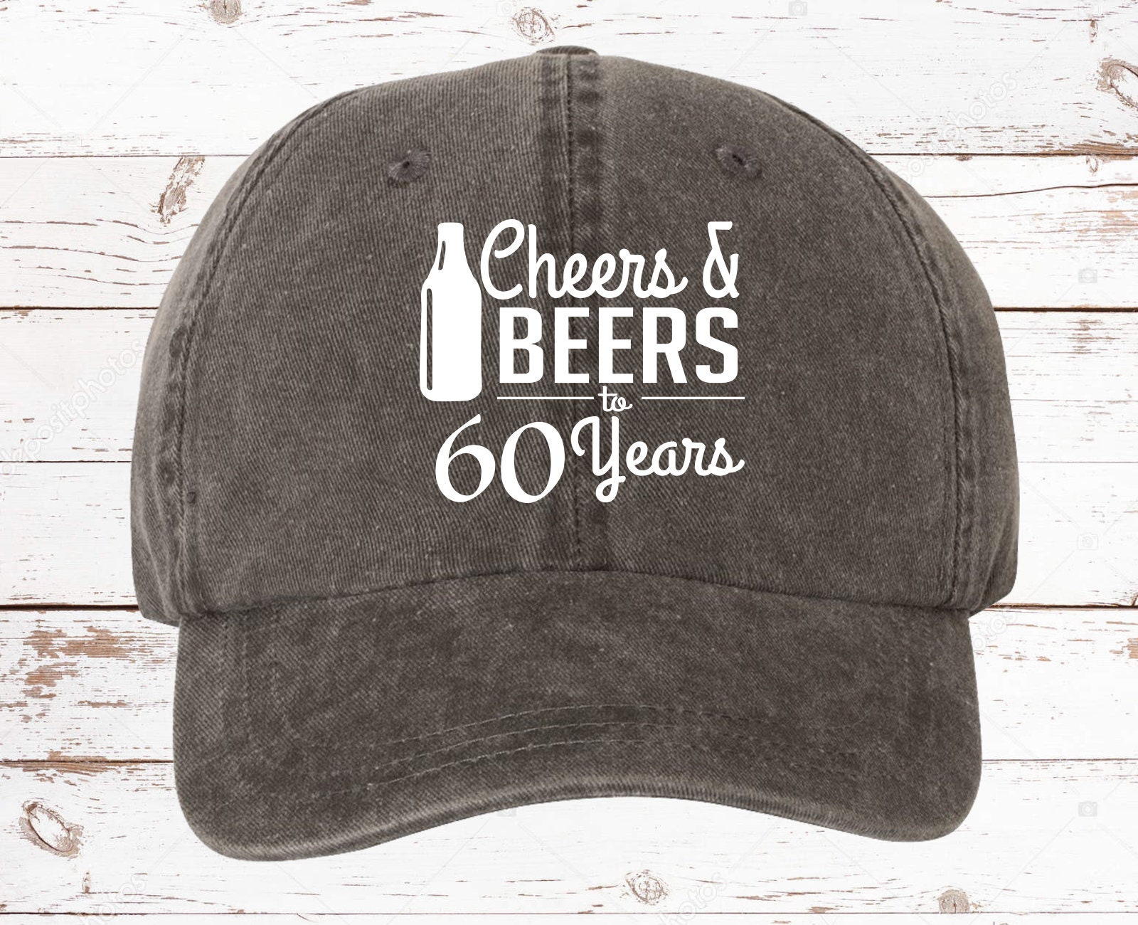 60th Birthday Cheers & Beers to 60 Years Pigment Dyed - Etsy