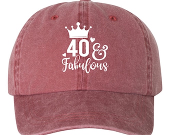 40th Birthday Hat - Etsy