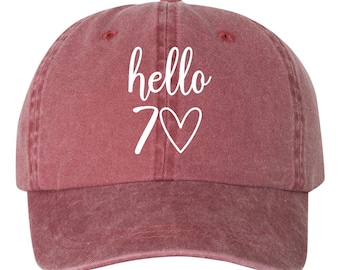 70th Birthday Hat - Etsy