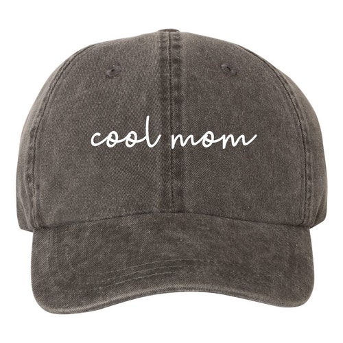 Mom & Dad EMBROIDERED Dad Hat Cap Pigment Dyed Unstructured - Etsy