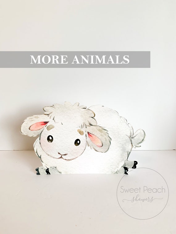 Sheep Farm Baby Shower Lamb Stand Up Decor Stand Ups Animals Farms ...