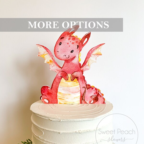 Dragon Cake Topper - Etsy