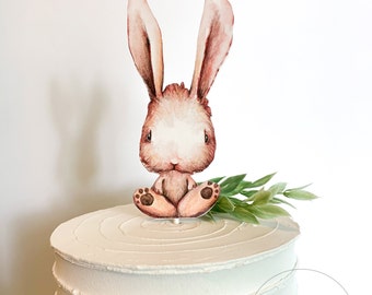 Rabbit Cake Topper - Etsy