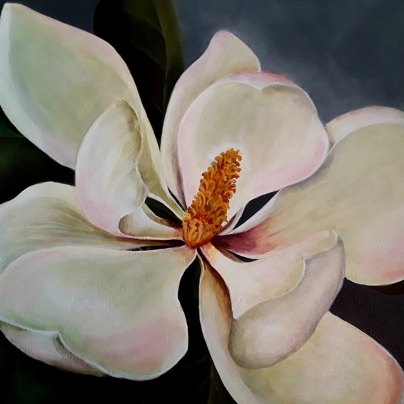Magnolia Painting - Etsy