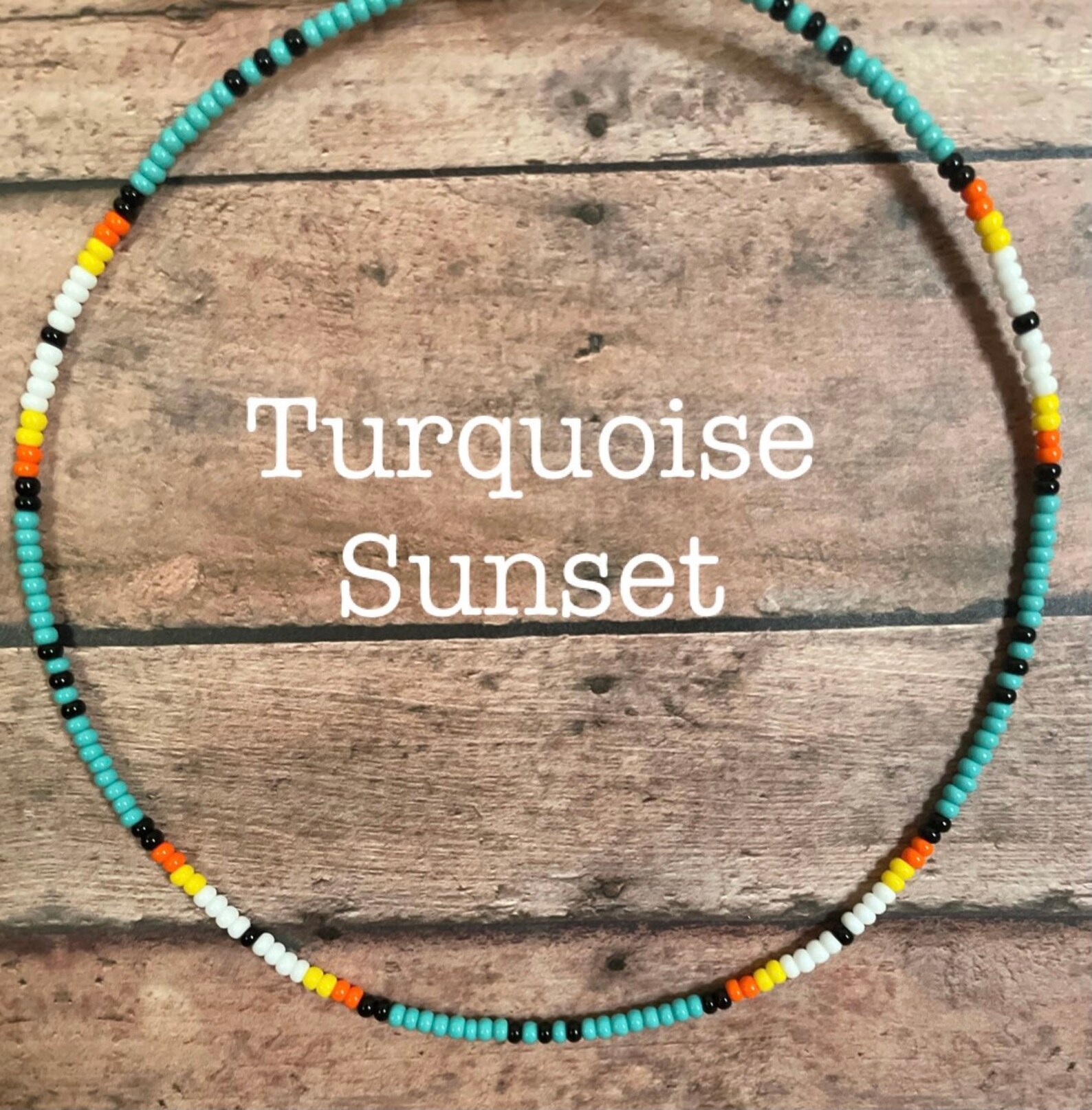 Beaded Western Necklace | Etsy