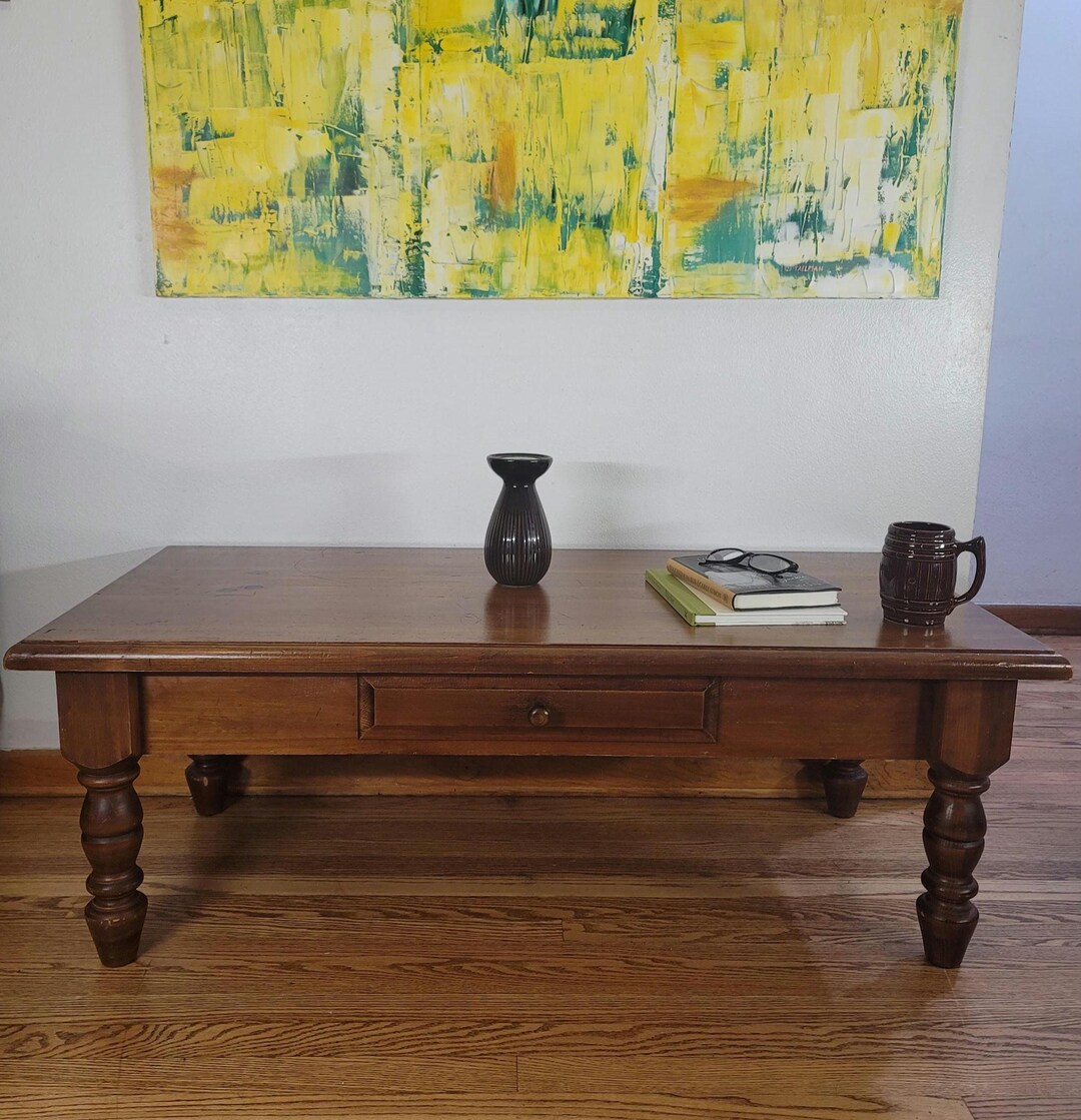 French Country / Farmhouse / Coffee Table by Mastercraft - Etsy