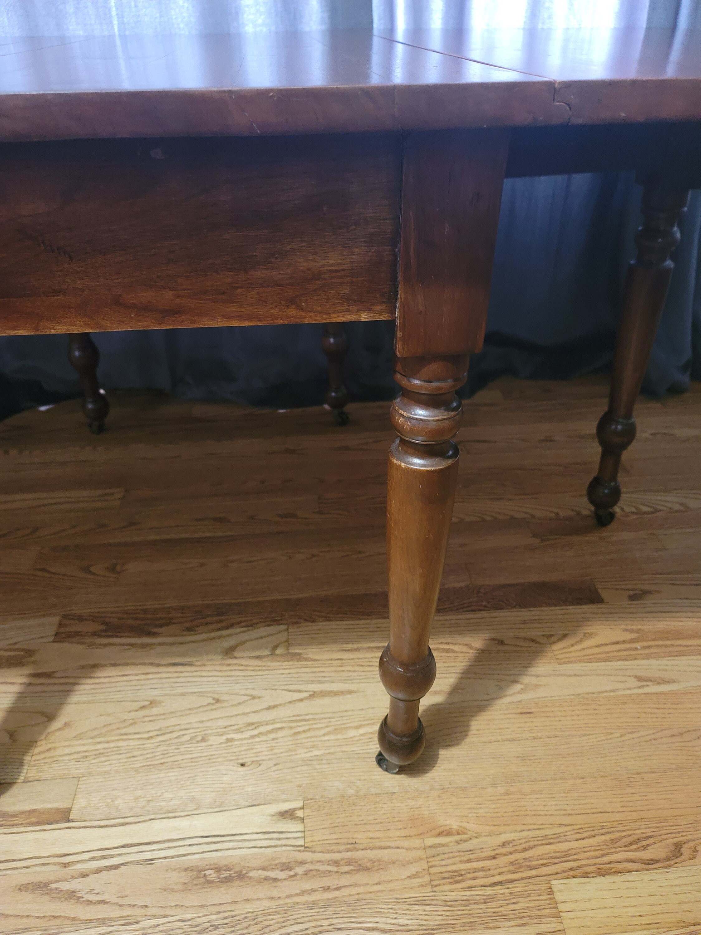 Antique Oak Drop Leaf Table Farmhouse - Etsy