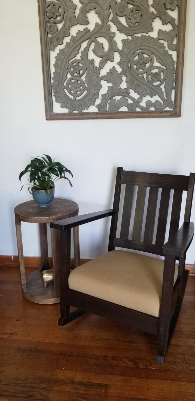 Antique Mission Style Rocking Chair - Etsy