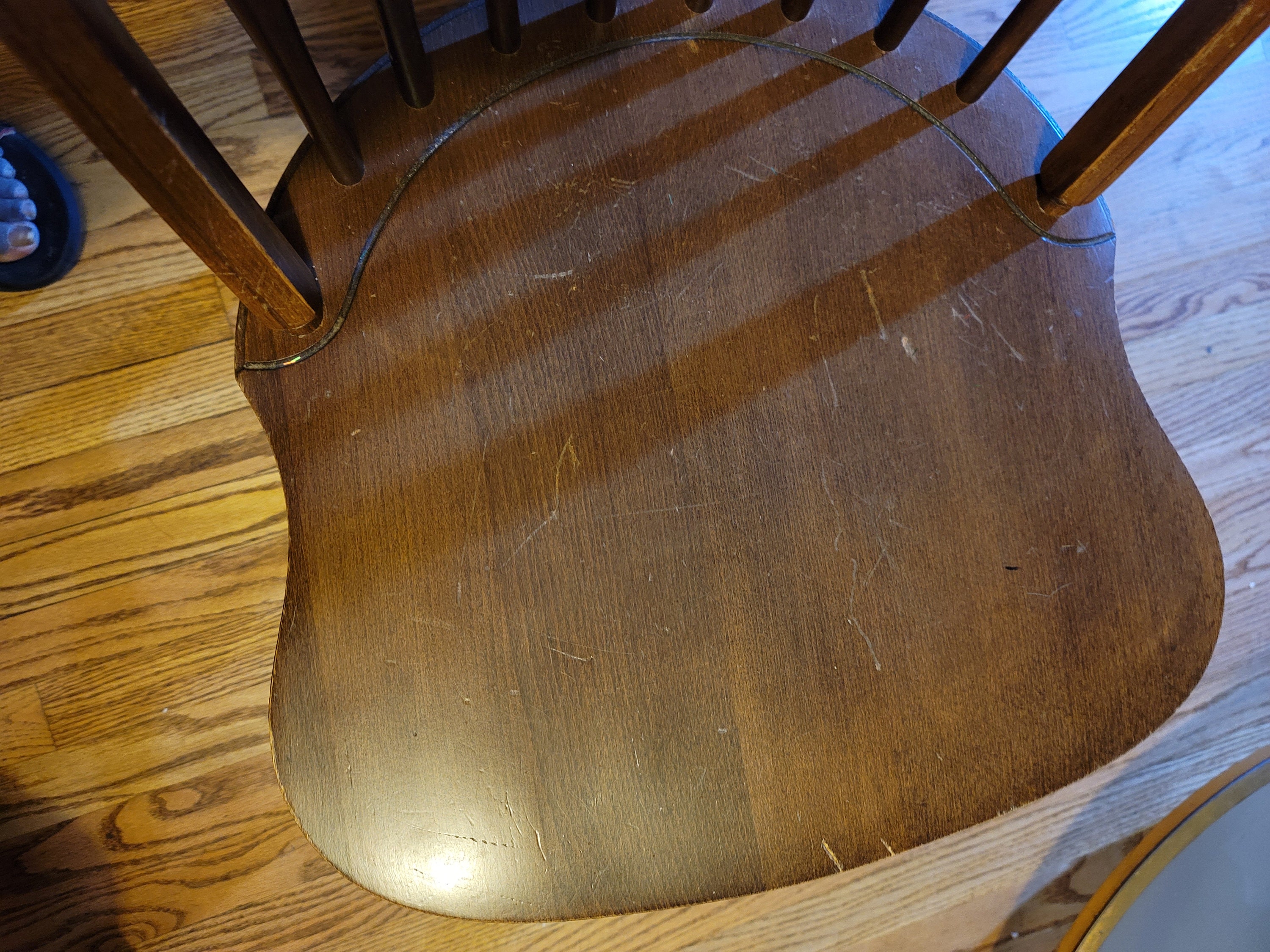 Vintage Spindle Back Wooden Chair Country Farmhouse - Etsy