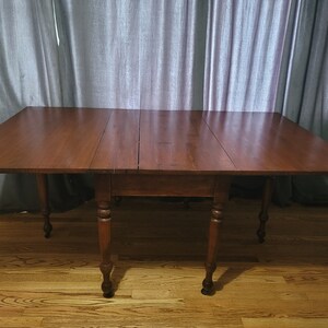 Antique Oak Drop Leaf Table Farmhouse - Etsy