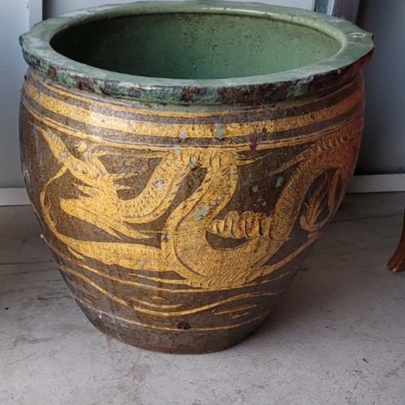 Chinese Pot Planter - Etsy
