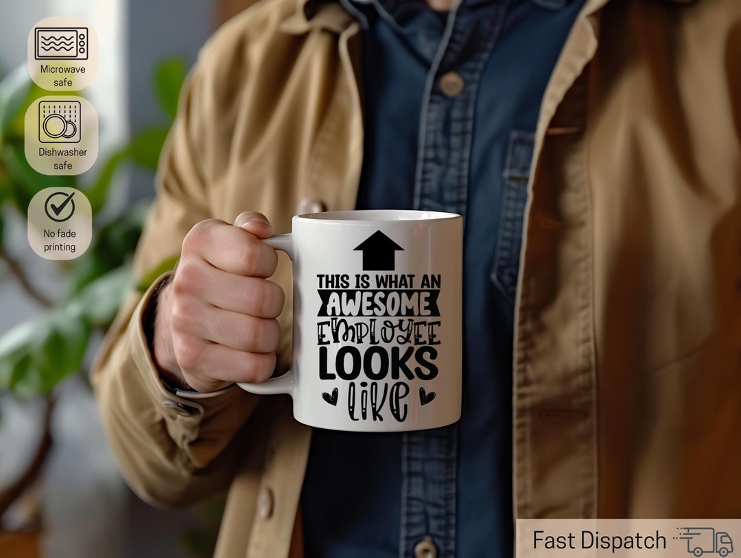 Awesome Employee Coffee Mug, Employee Appreciation Gift, Office Co ...