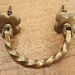 6 Iron Flower Ring Pulls - Bronze/gold 2 Hole - Etsy