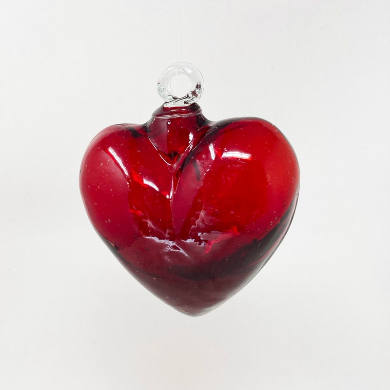 Glass Hearts - Etsy