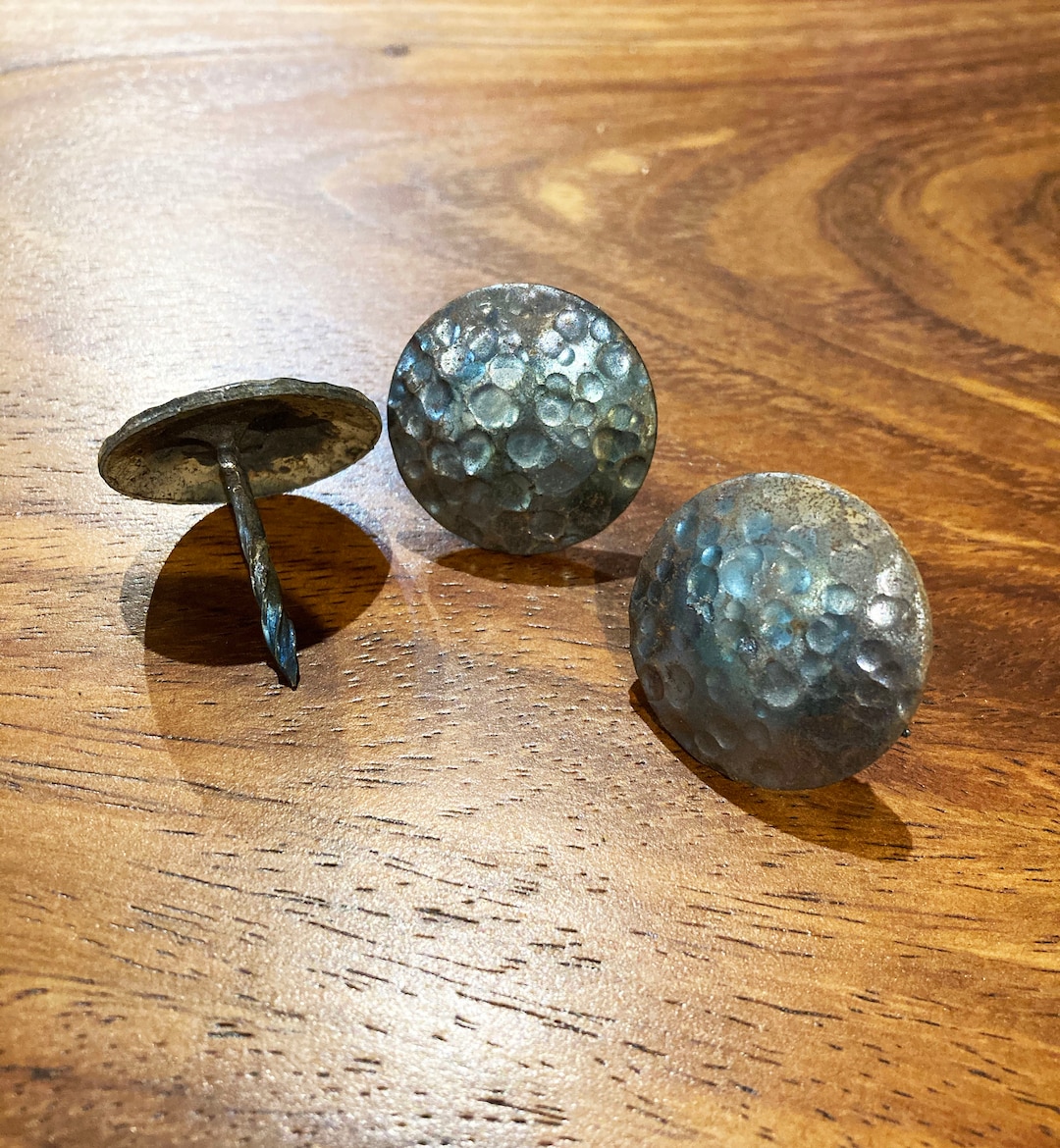 25 Pc - 1 1/4" Nailhead (clavos) Round Rustic Finish - Etsy