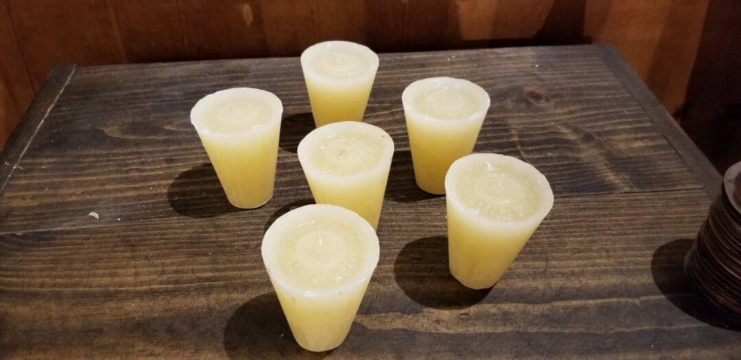 6 VANILLA Sugar Mold Candles (FREE SHIPPING) - Etsy