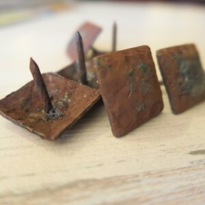 25pc. 1 1/4" Nailhead (clavos) Square Rustic Finish - Etsy