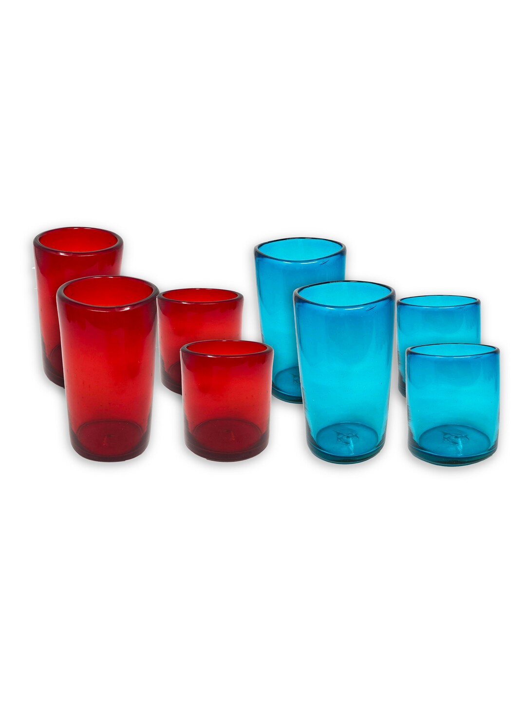 8 Assorted Glasses - Custom Color Combination - Etsy