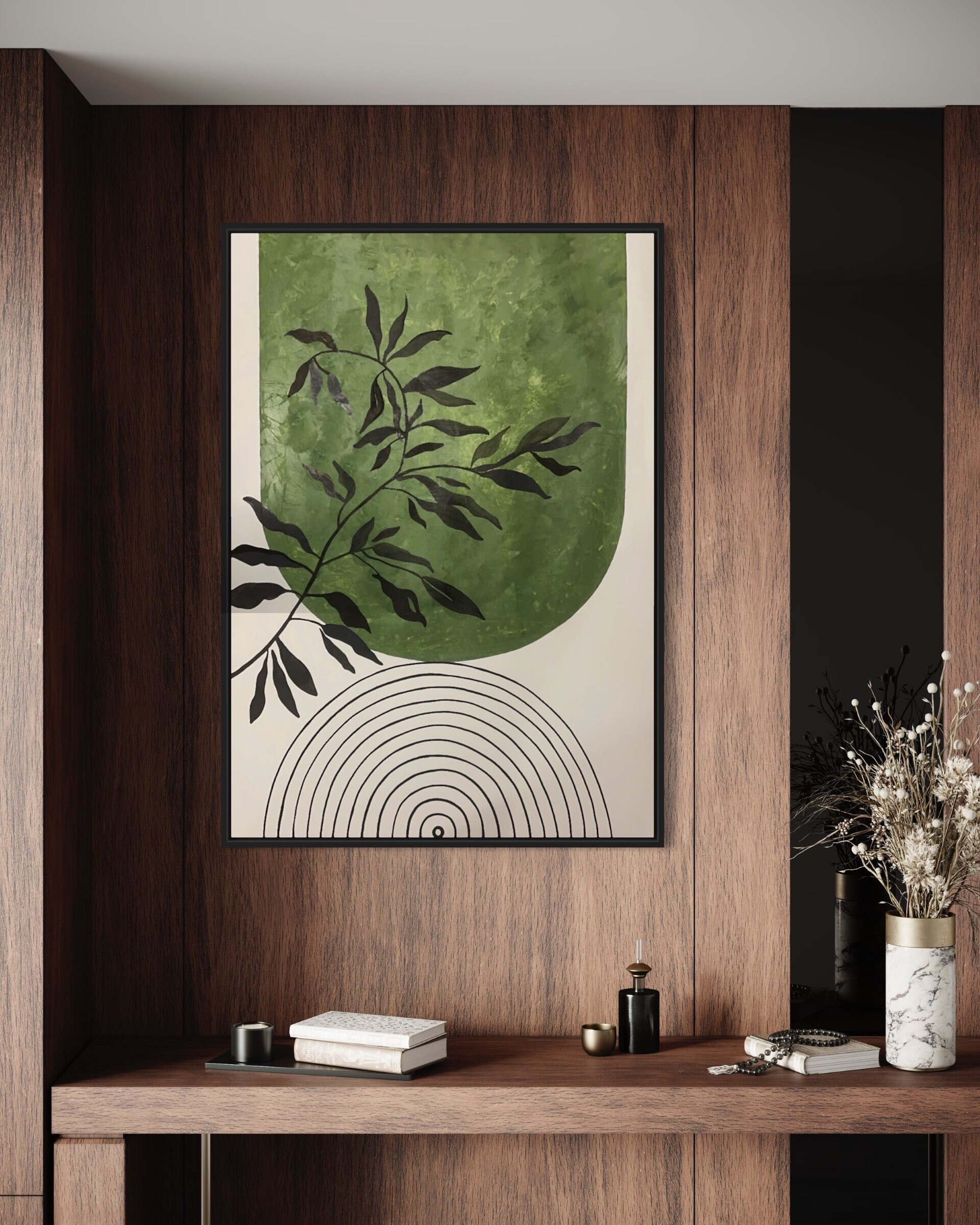 Handmade Leaves Painting Canvas /original Painting/nature Painting ...