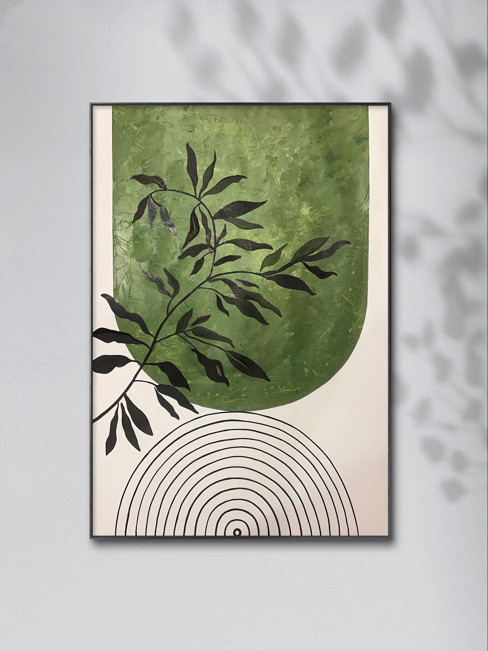 Handmade Leaves Painting Canvas /original Painting/nature Painting ...