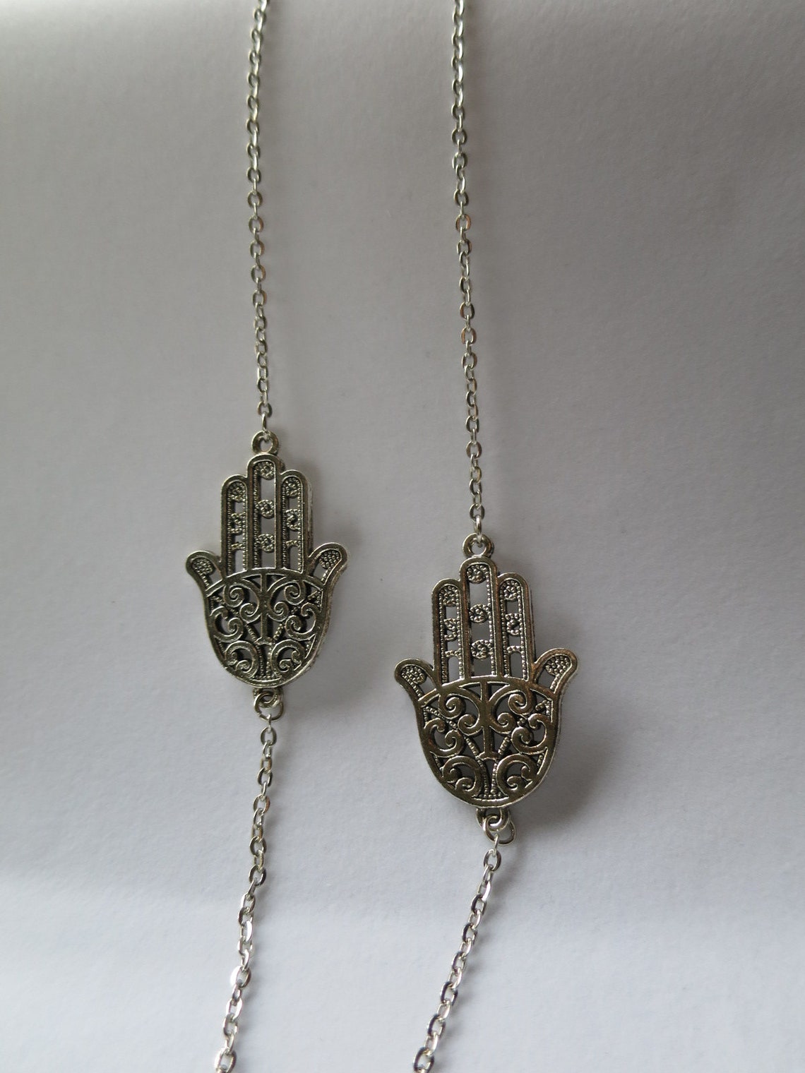 Fatima Hand Eyeglass Chain, Silver Eyeglass Chain for Readers or ...