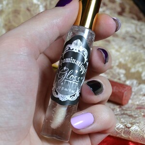 Enchanted Evening Lip Gloss Dark Purple With Gold Glitter - Etsy