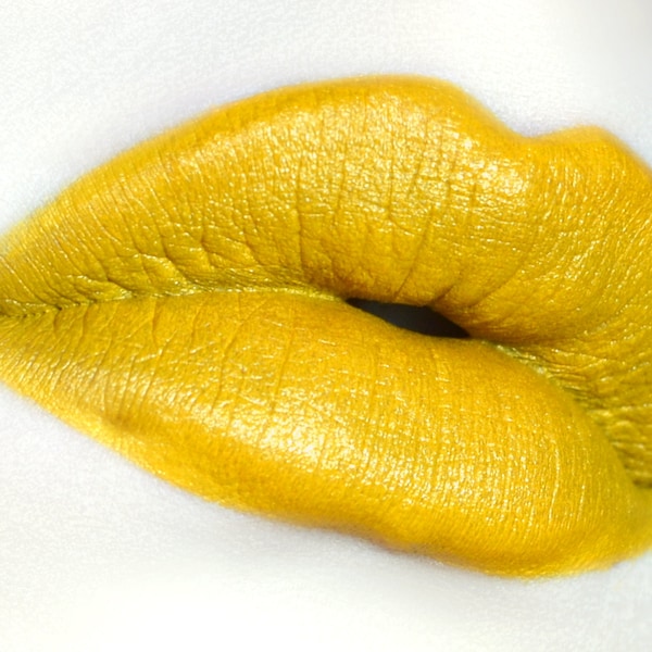 Yellow Lipstick - Etsy