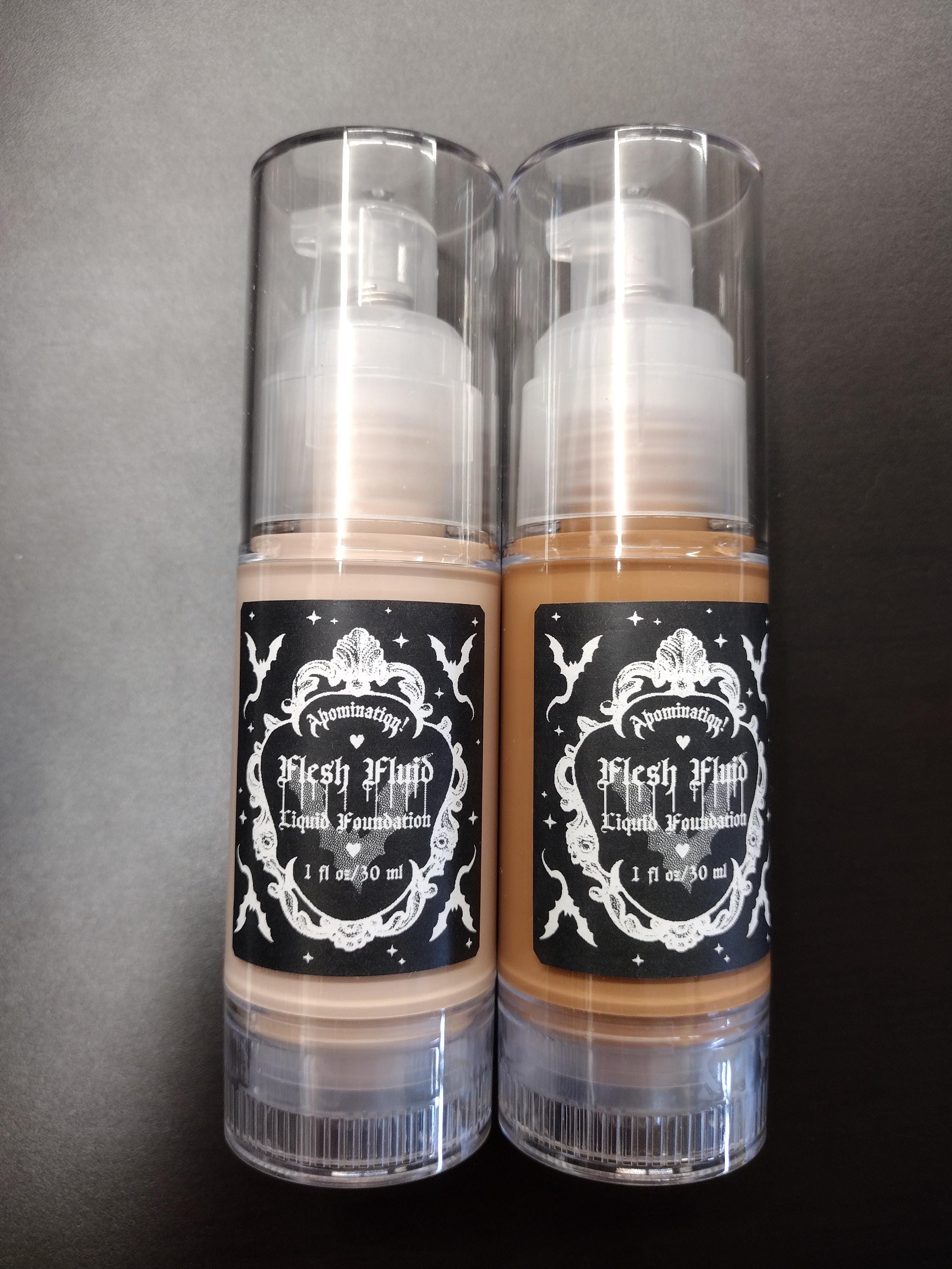 Flesh Fluid Foundation - Silicone-free Oil-based Full Coverage Liquid ...