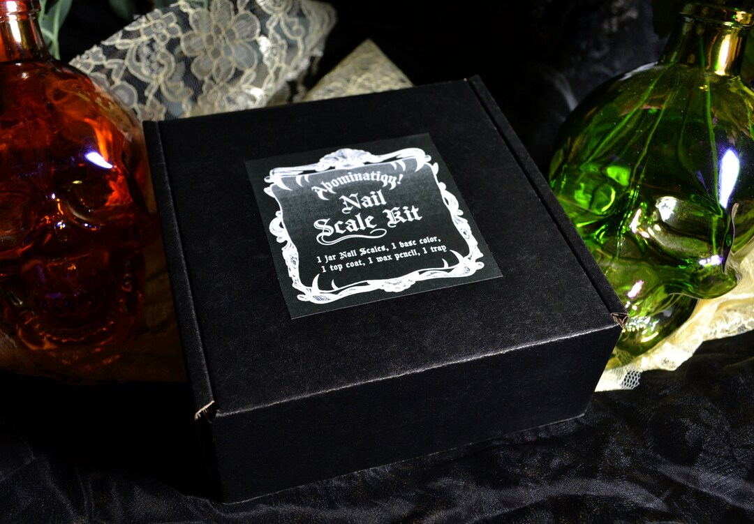 Nail Scale Kit 5 Piece Glitter and Nail Polish Set for - Etsy