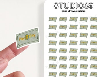 Money Stickers, Money Icon Planner Stickers, Doodle Money Stickers G257 ...