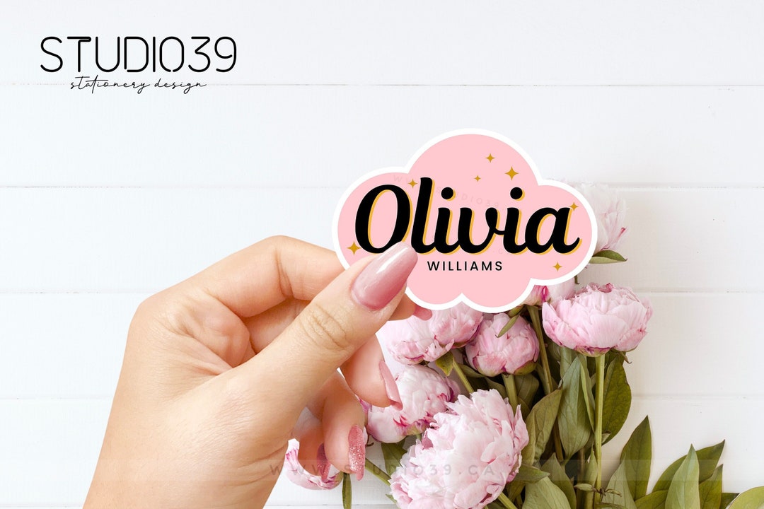 Personalized Name Stickers, Custom Stickers, Waterproof Stickers, Child ...