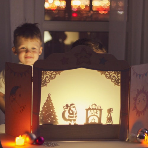 Beauty & the Beast: Silhouette Shadow Puppet Set | Etsy