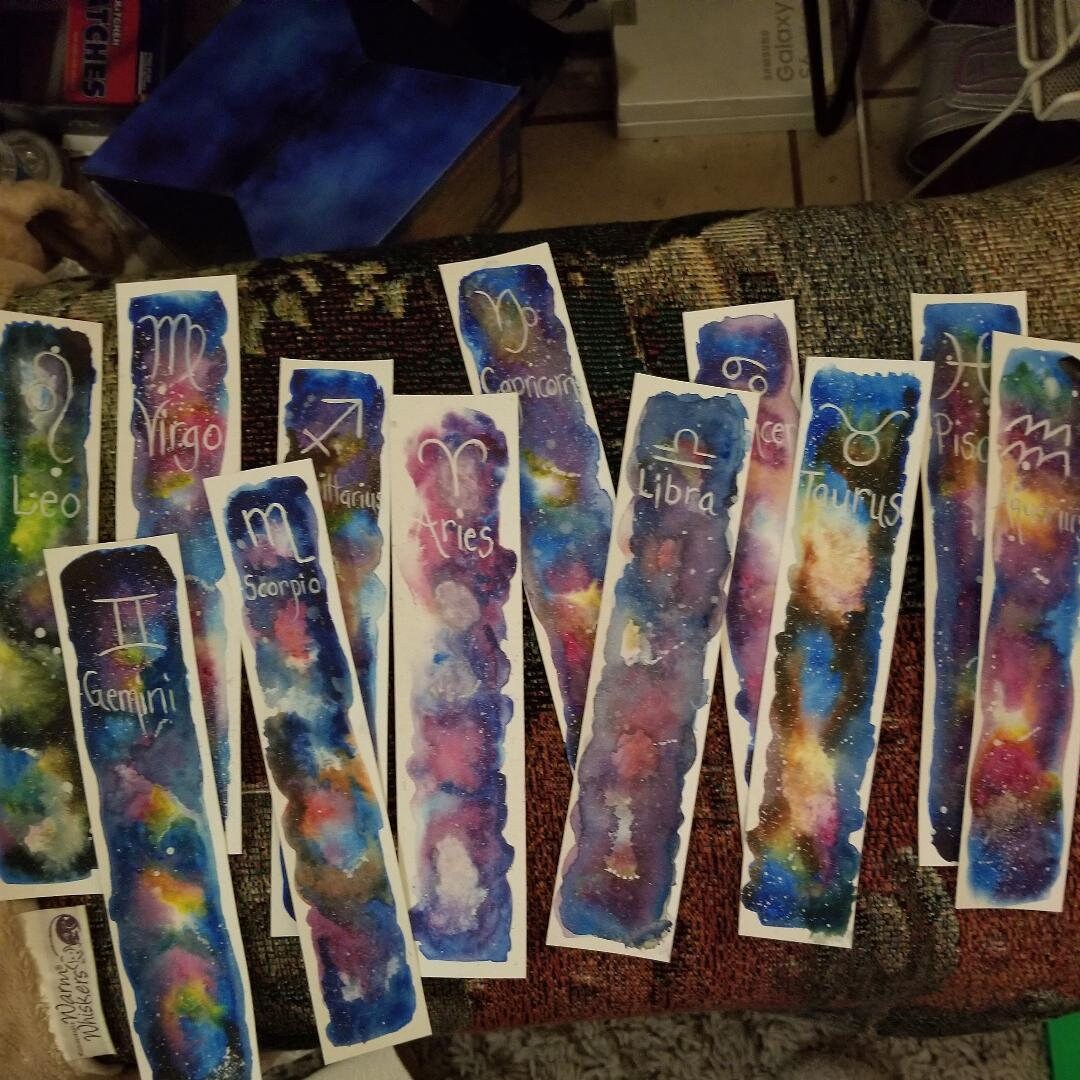 Zodiac Sign Bookmarks - Etsy